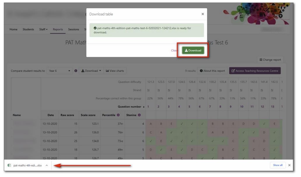 Extracting PAT Data from OARS to Import into GradeXpert