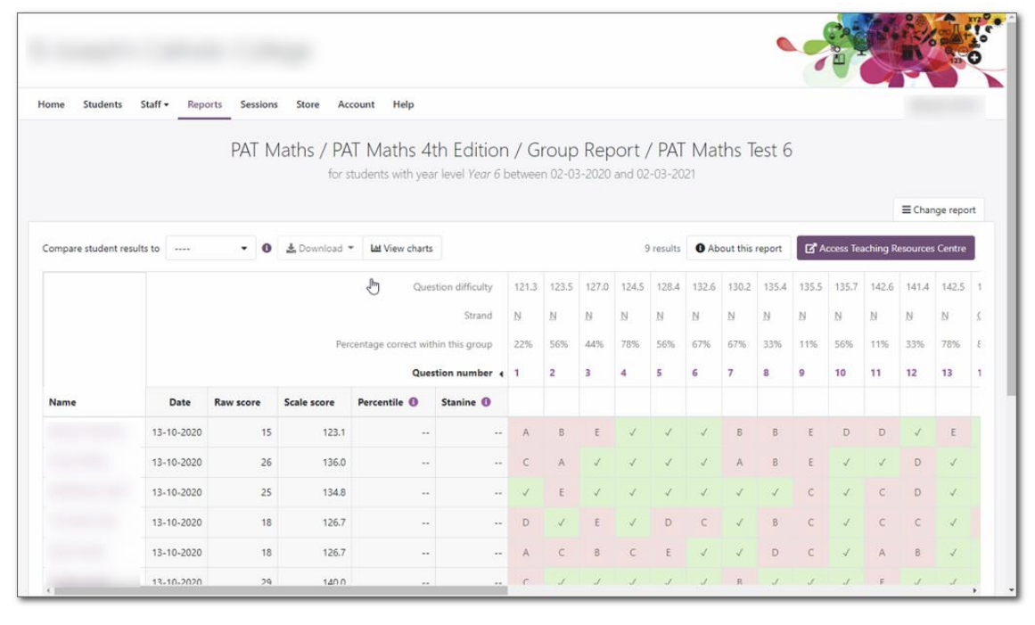 Extracting PAT Data from OARS to Import into GradeXpert
