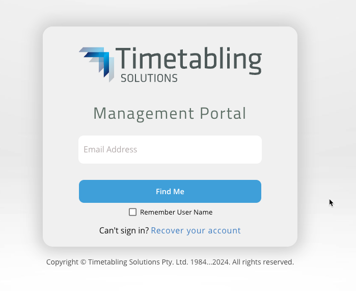 How to setup integration with Timetabling Solutions Daily Organiser v10 for the first time