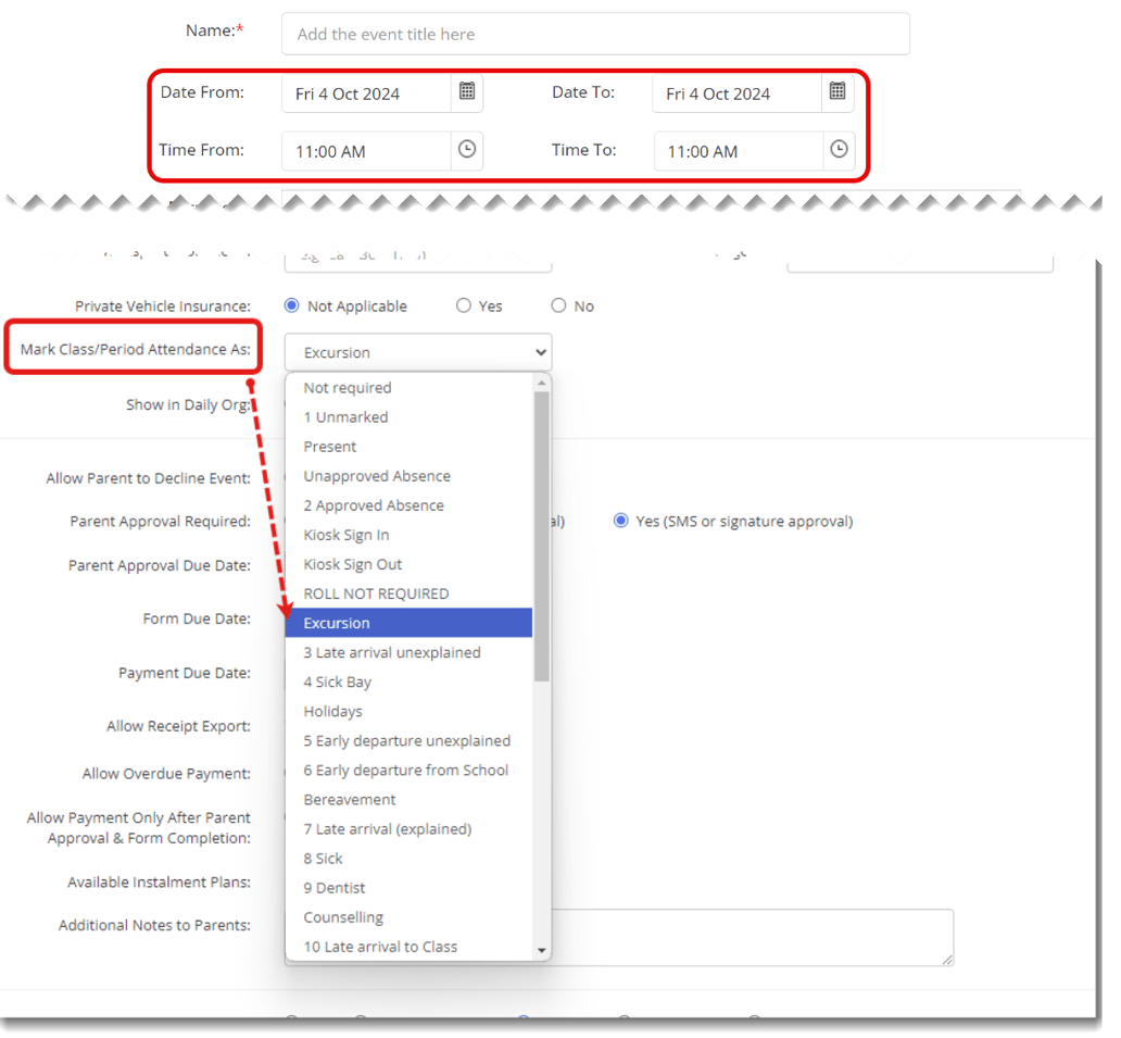 Understanding how event attendance works